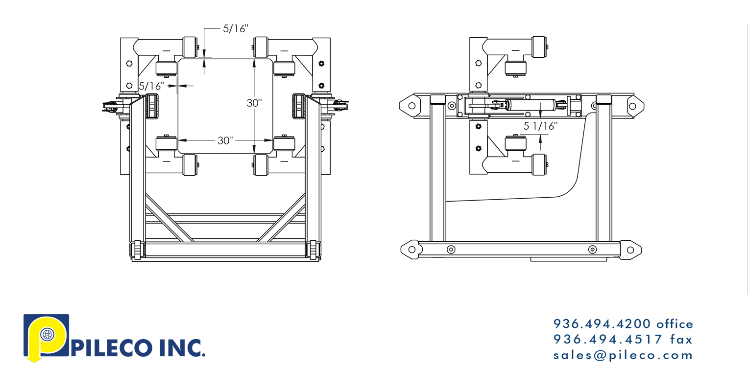 Fixed Leads, Manual Pile Gate from Pileco. Inc.